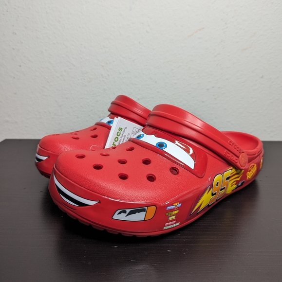 CROCS | Shoes | Brand New Crocs Classic Clog Lightning Mcqueen Size 6 ...